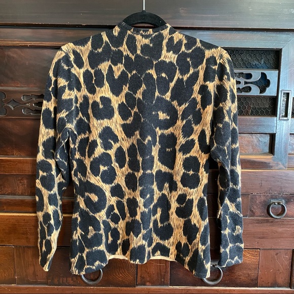 Tops | Vintage 49 Av Junko Shimada Animal Print Sweater | Poshmark